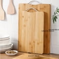 Bamboo Cutting Board, Heavy-Duty Chopping Board for Meat, Cheese, Bread ...