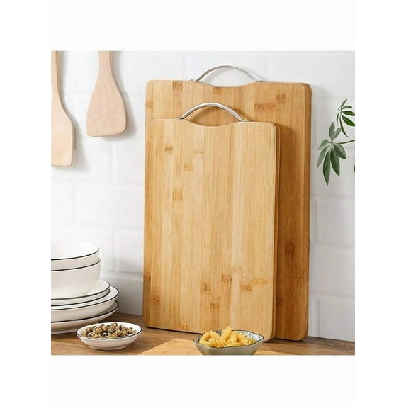 Bamboo Cutting Board for Kitchen, 14x10x1 Inch Extra Thick Wood ...