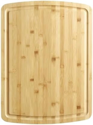Bamboo Cutting Boards For Kitchen - Large Cooking Board With With Juice ...