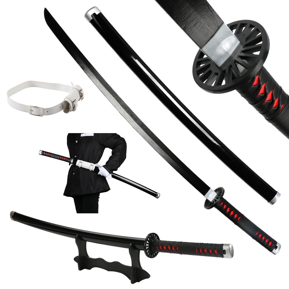 Bamboo Demon Slayer Sword 41 inches, Kamado Tanjiro Toy Prop Weapon for ...