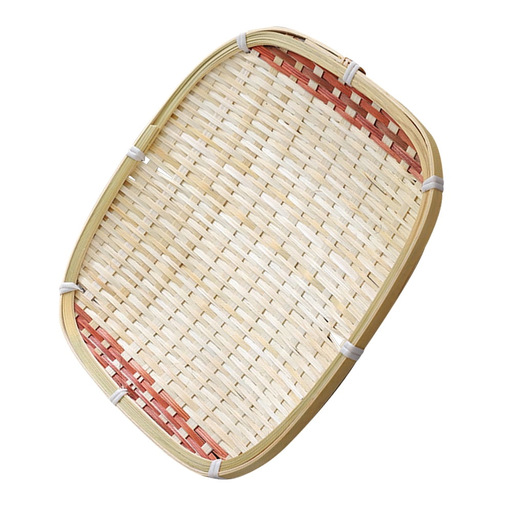 Bamboo Dim Sum Plate Candies Container Snack Dish Food Storage Bins ...