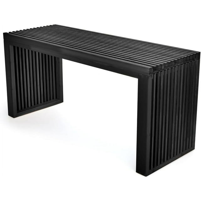 Bamboo Dining Bench, 35 inch Farmhouse Decor Indoor Kitchen Table Bench ...