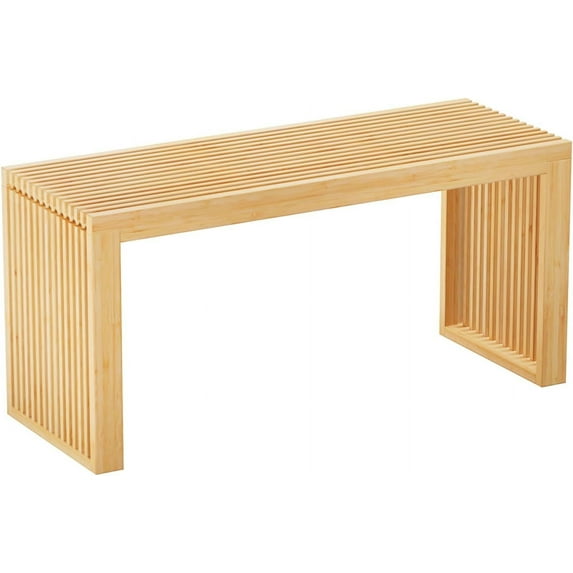 Bamboo Dining Bench Indoor Long Bench Entryway Shoe Rack Bench,Outdoor ...