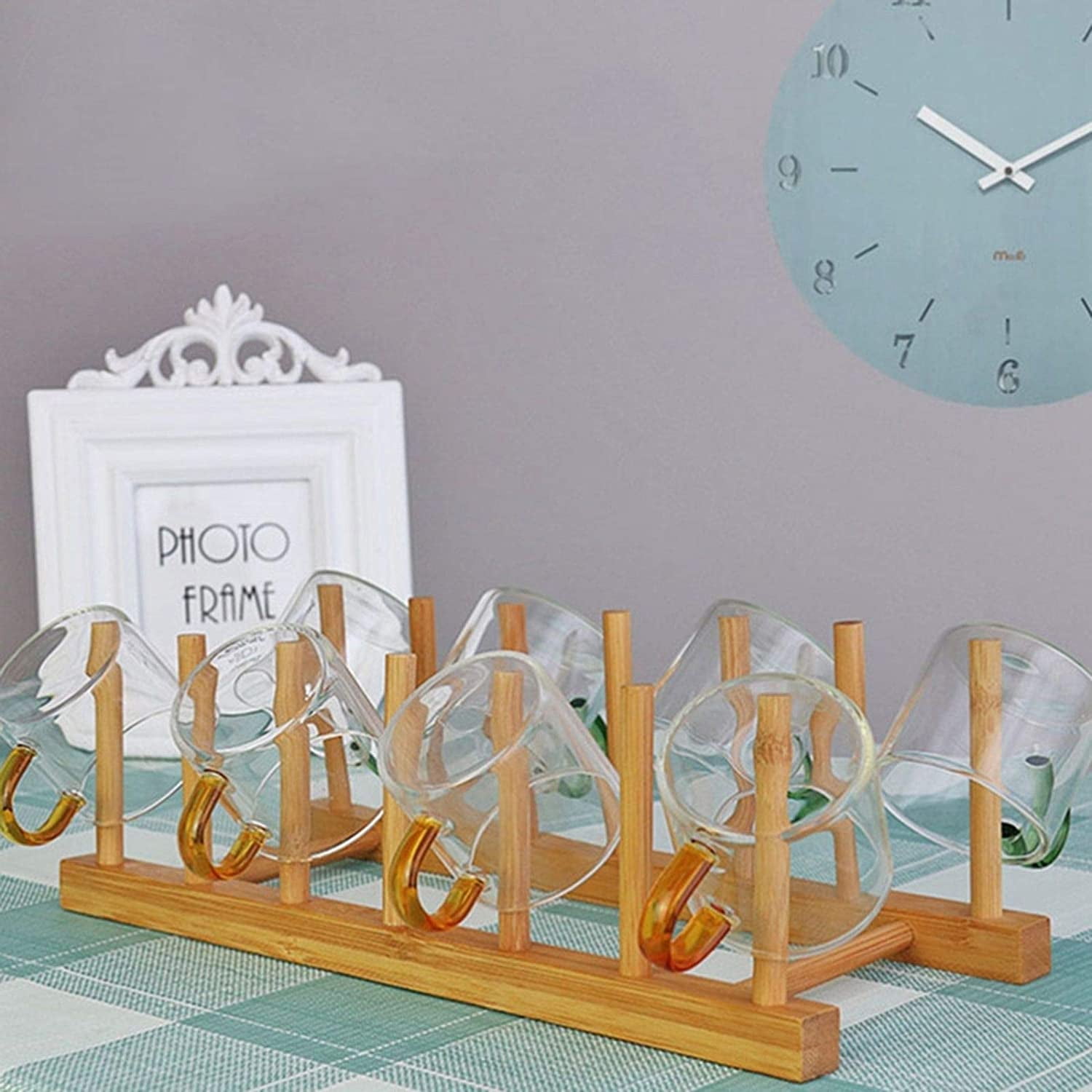 Bamboo Dish Rack, Dishes Drying Racks, Dish Strainers for Kitchen ...