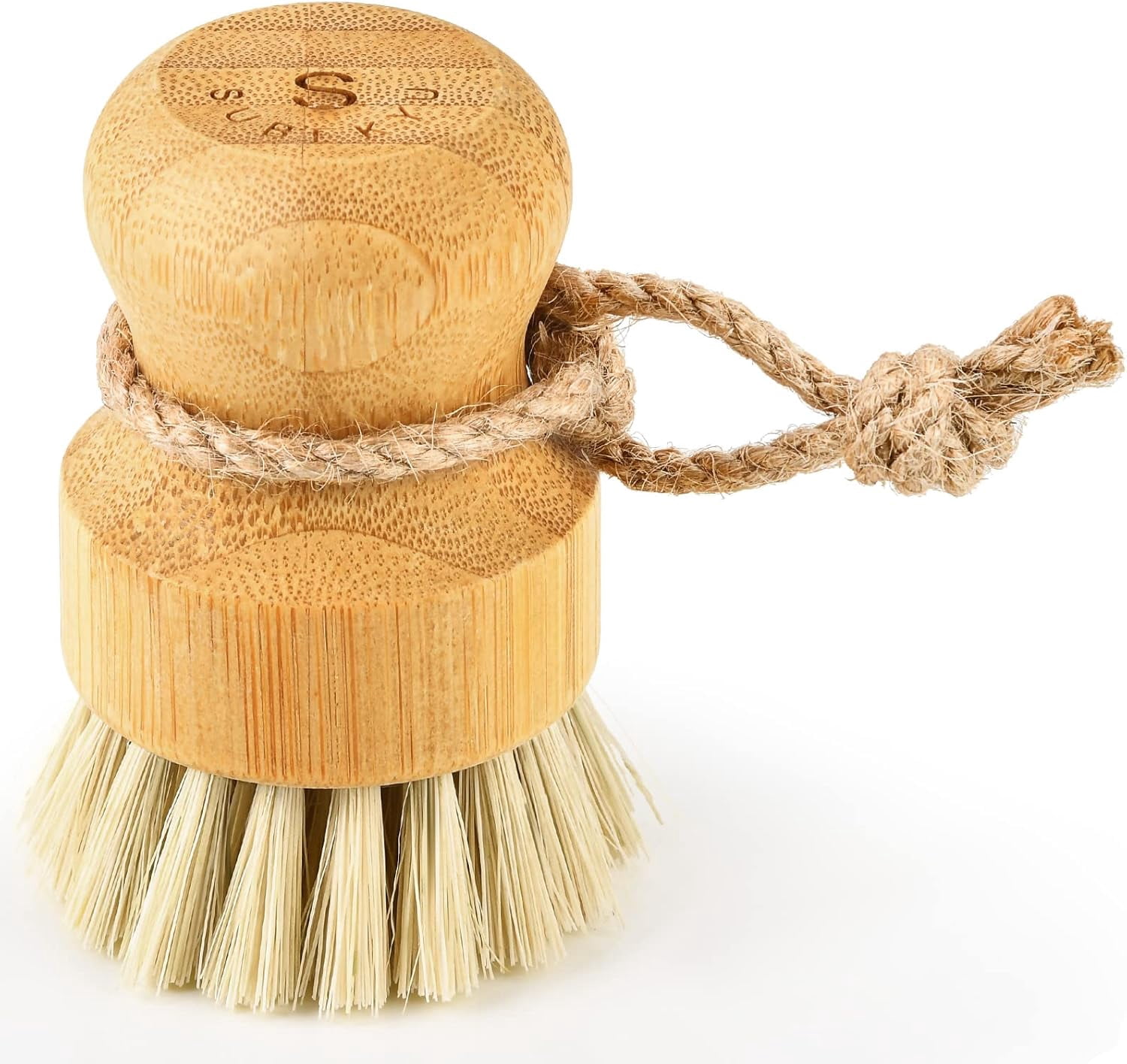 Bamboo Dish Scrub Brushes for Kitchen, Cleaning Scrubber for Washing ...