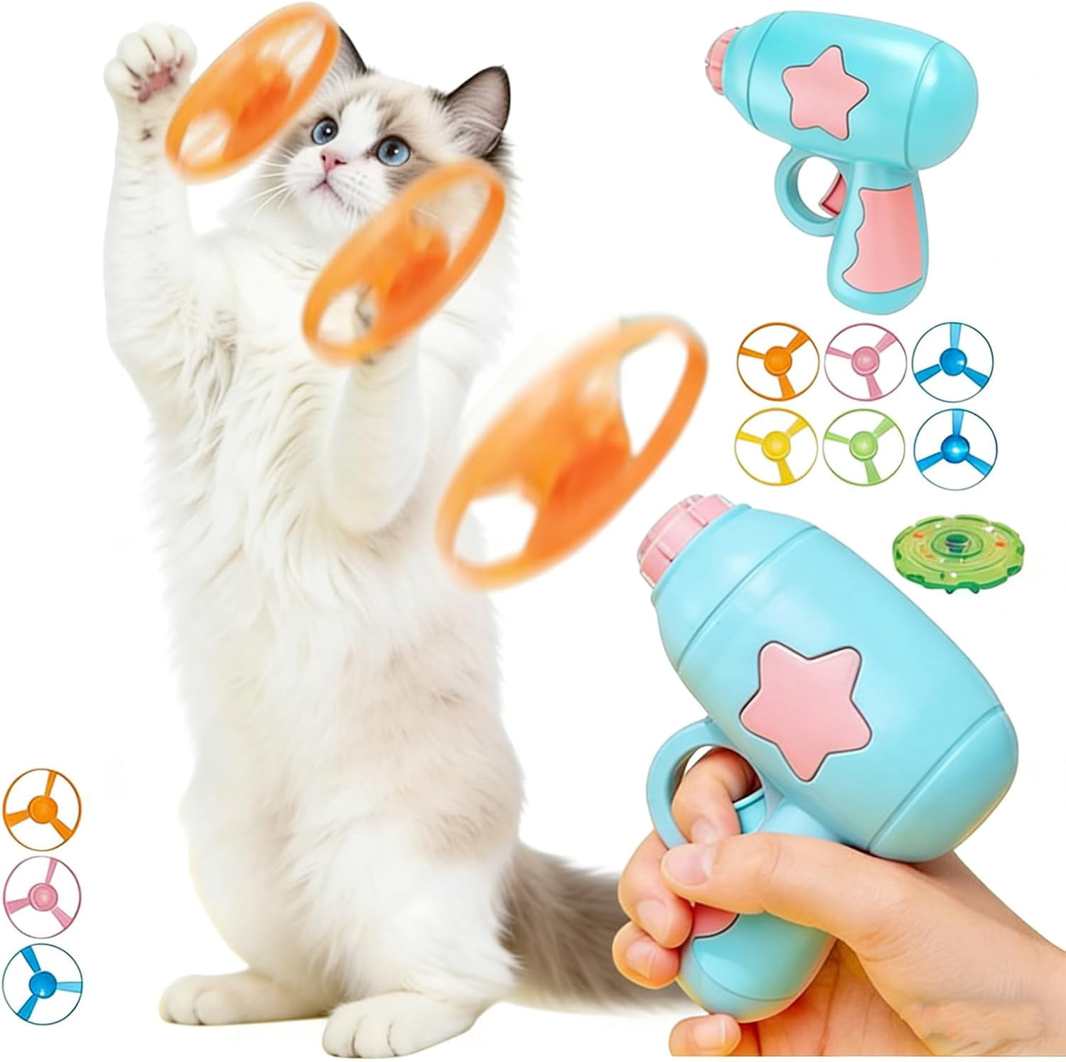 Bamboo Dragonfly Catapult Launcher, Interactive Cat Toy & Outdoor ...
