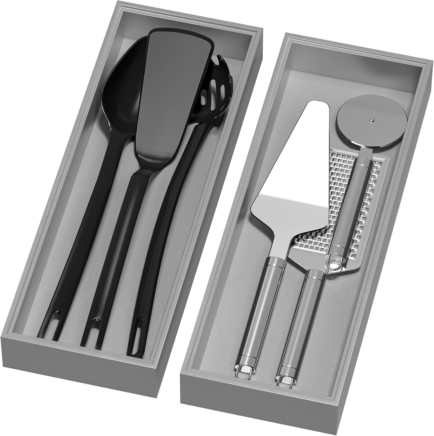 Bamboo Drawer Organizer, Extra Large Silverware Organizer for Kitchen ...