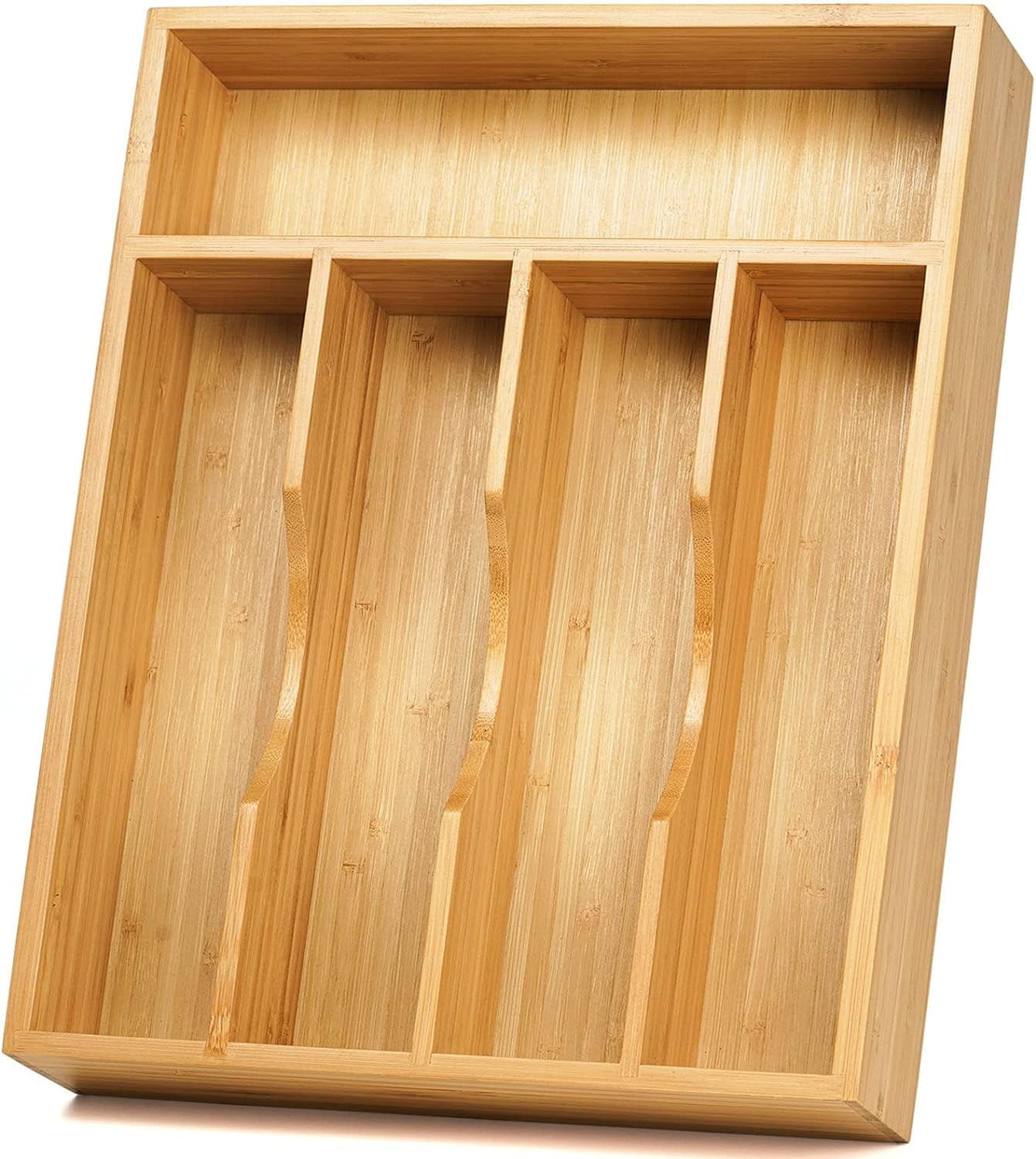 Customer reviews for Bamboo Drawer Organizer Kitchen Utensil Holder ...