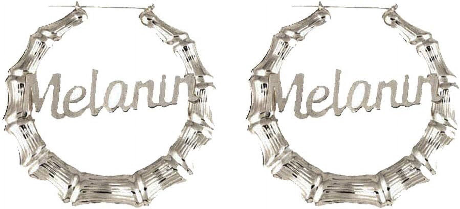 Bamboo Earrings for Women 90s 80s Large Bamboo Joint Hoop Earrings Big ...