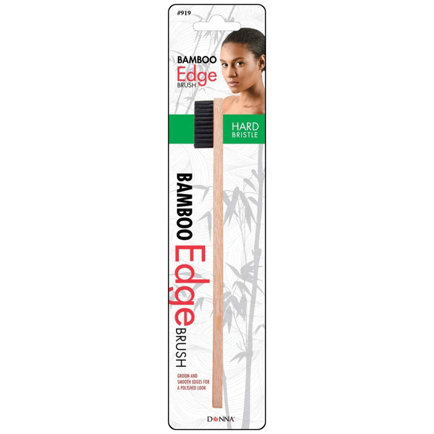 Donna Bamboo Edge Brush - Hard Bristle #918 - Walmart.com