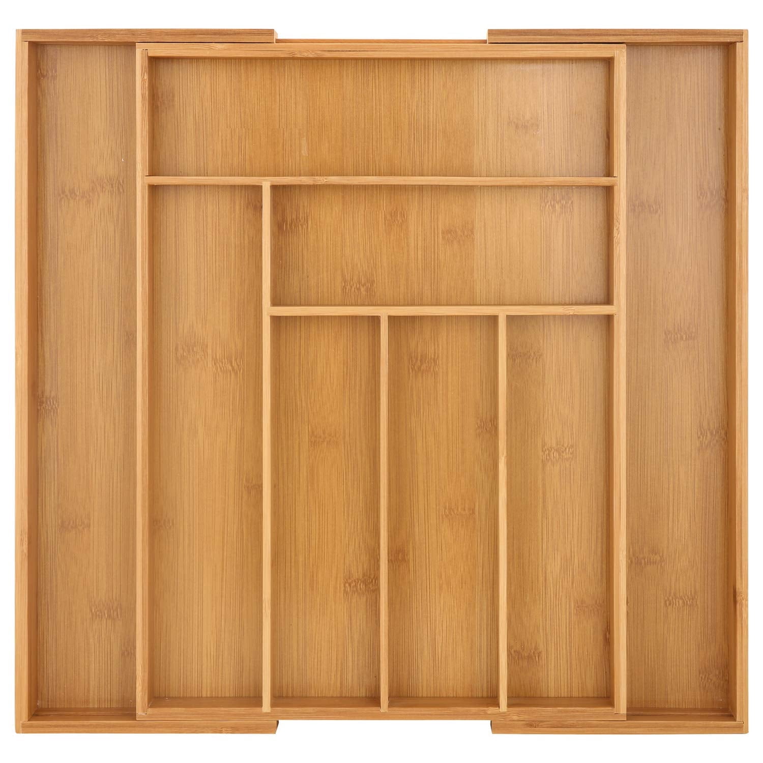 Koite Bamboo Expandable Drawer Organizer, Adjustable Cutlery Tray ...
