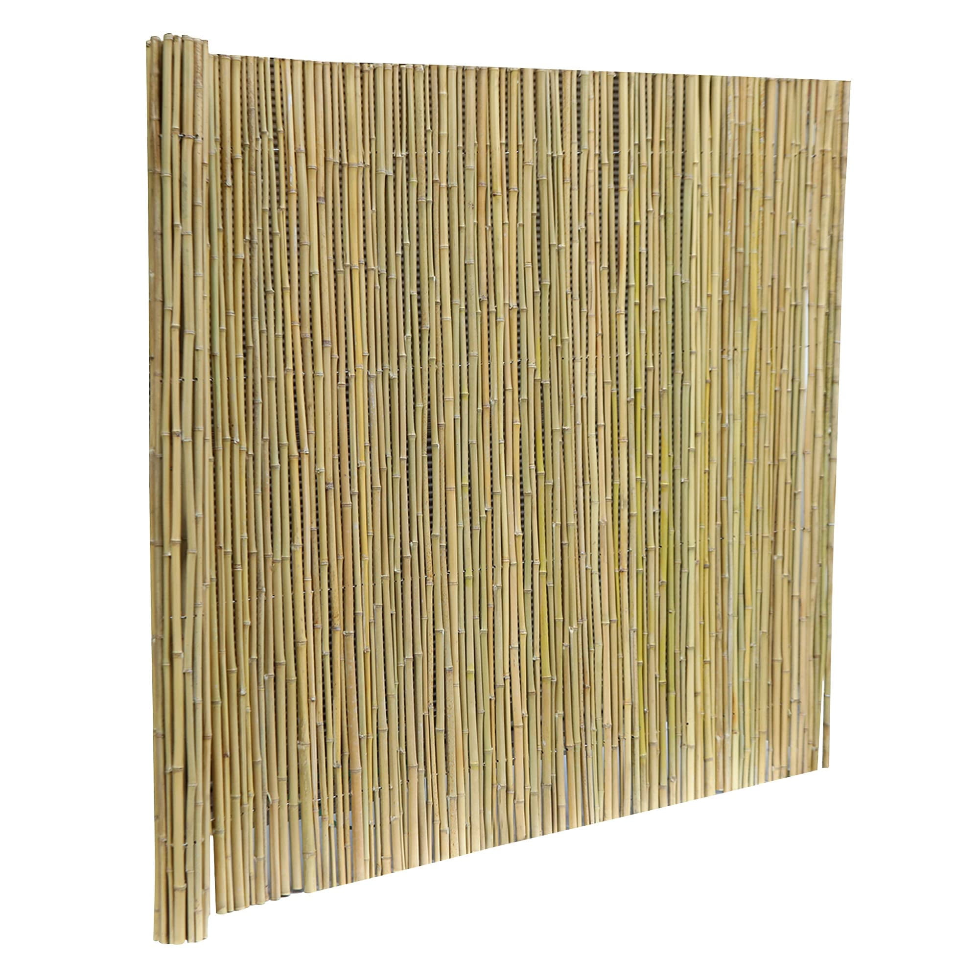 Houseables Lightweight Bamboo Fence, Natural Color, 6' - Walmart.com