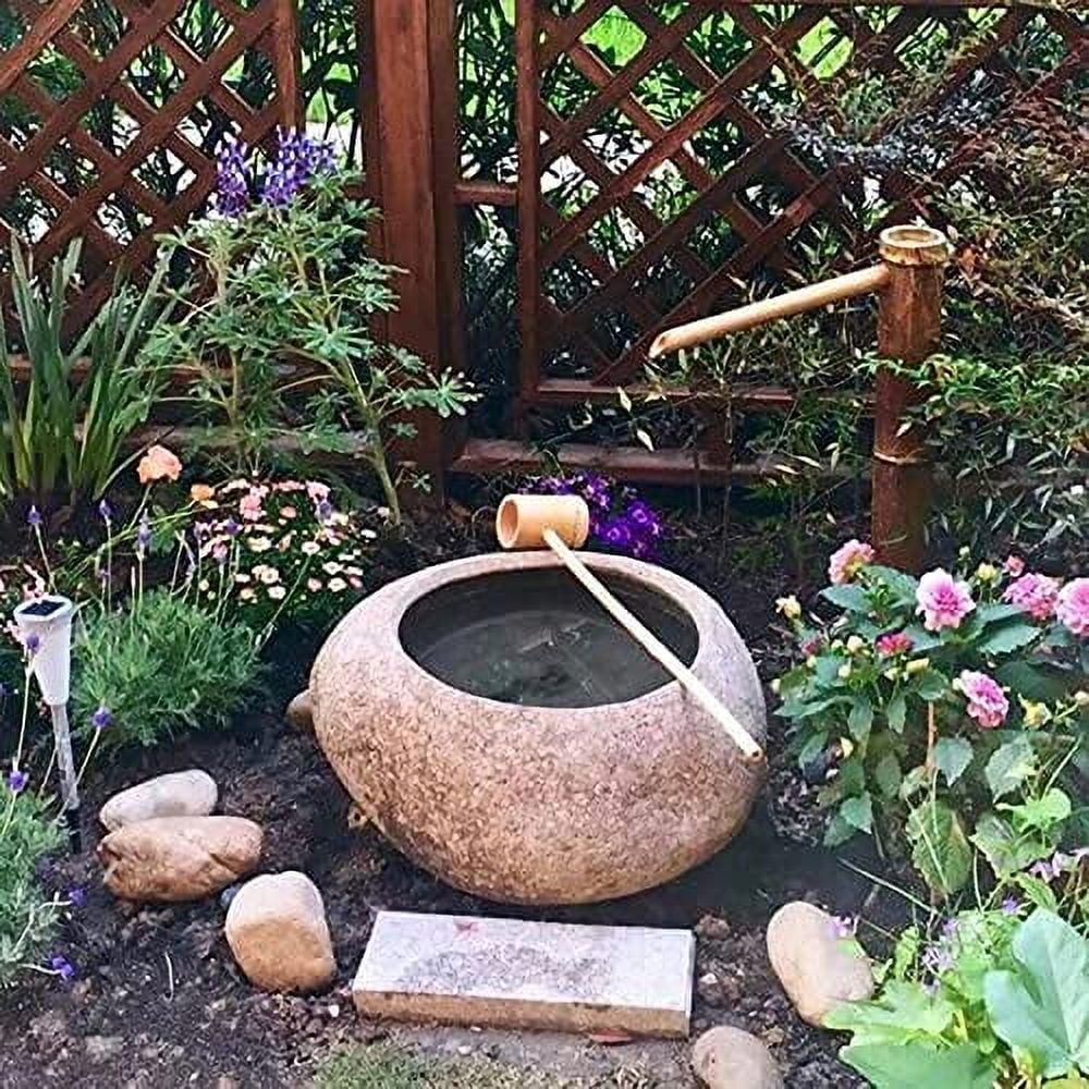 Bamboo Feng Shui Water Fountain Outdoor Landscaping Water Circulation ...