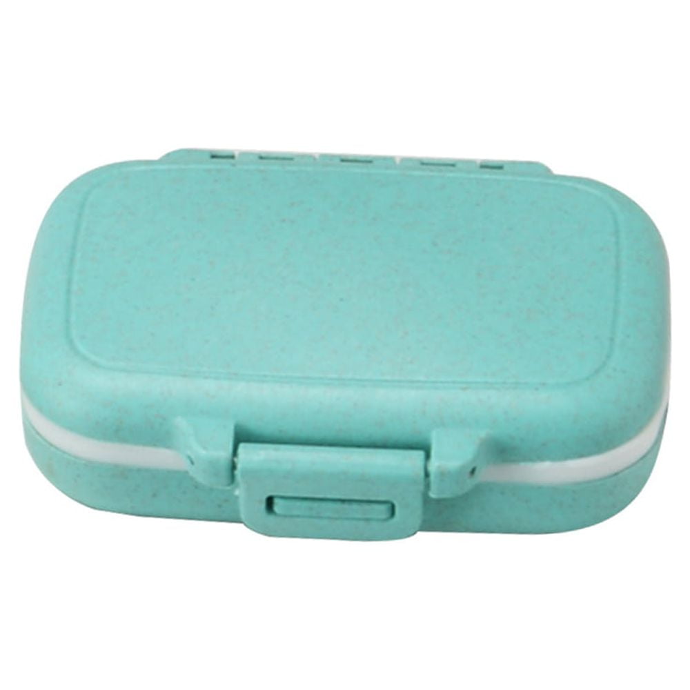 Bamboo Fiber Sealed Small Pill Box, Three-Color Portable Small Pill Box ...