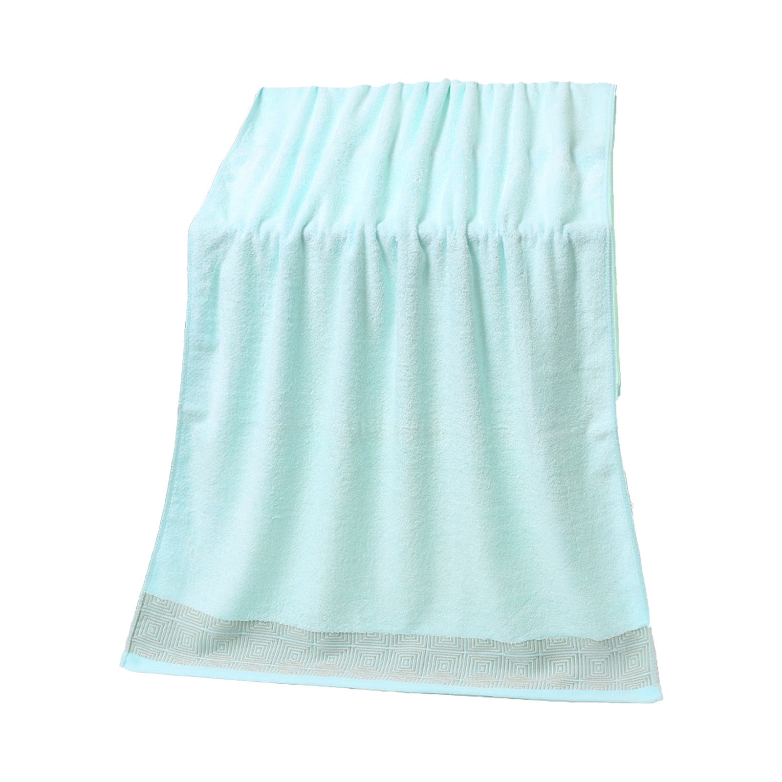 Bamboo Fiber Waffle Weave Bath Towel - Thick, Soft & Absorbent Adult ...