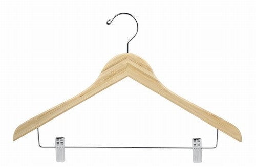 Bamboo Flat Combination Hanger - Walmart.com
