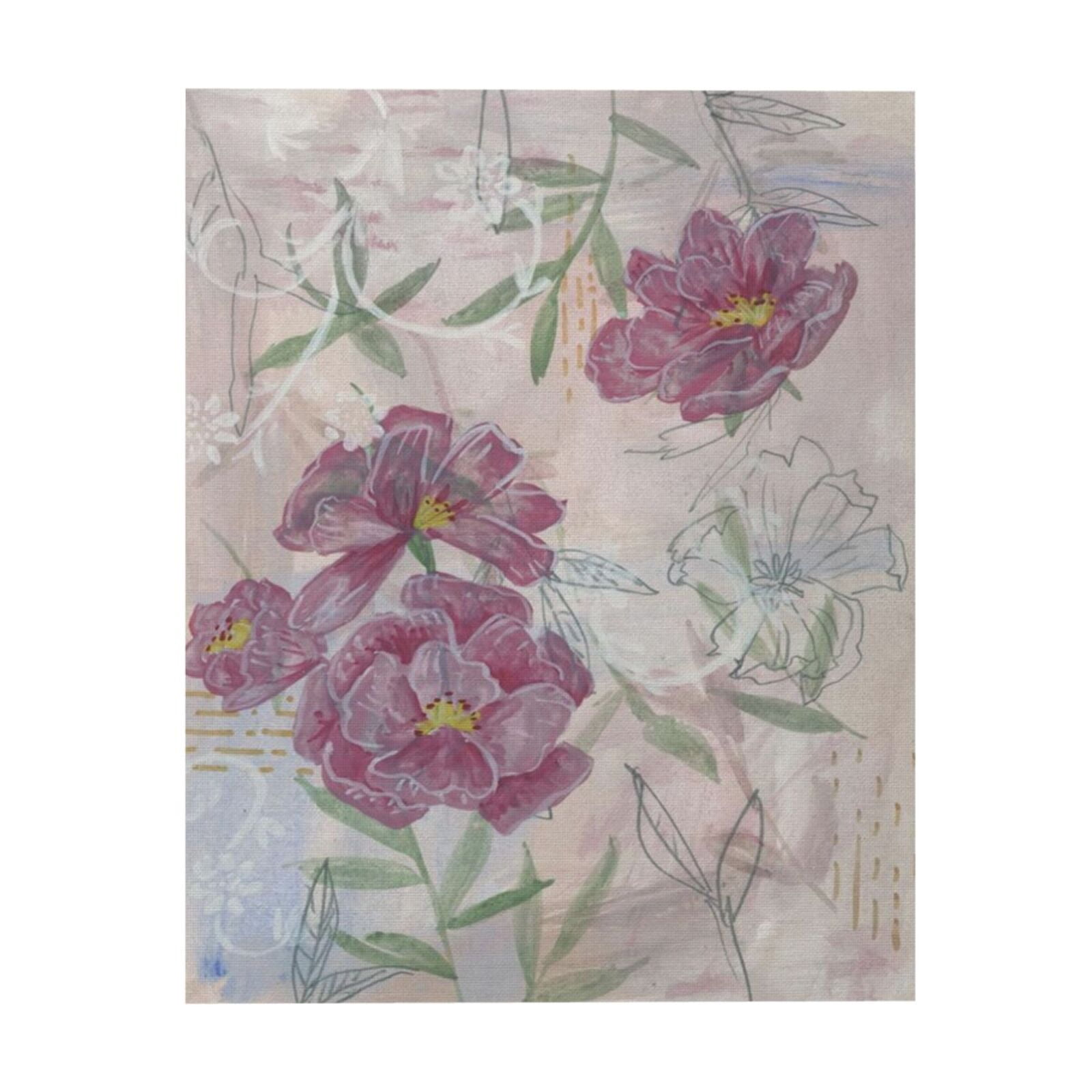 Bamboo Floral Wall Art Prints for Living Room Spring Season Plants ...