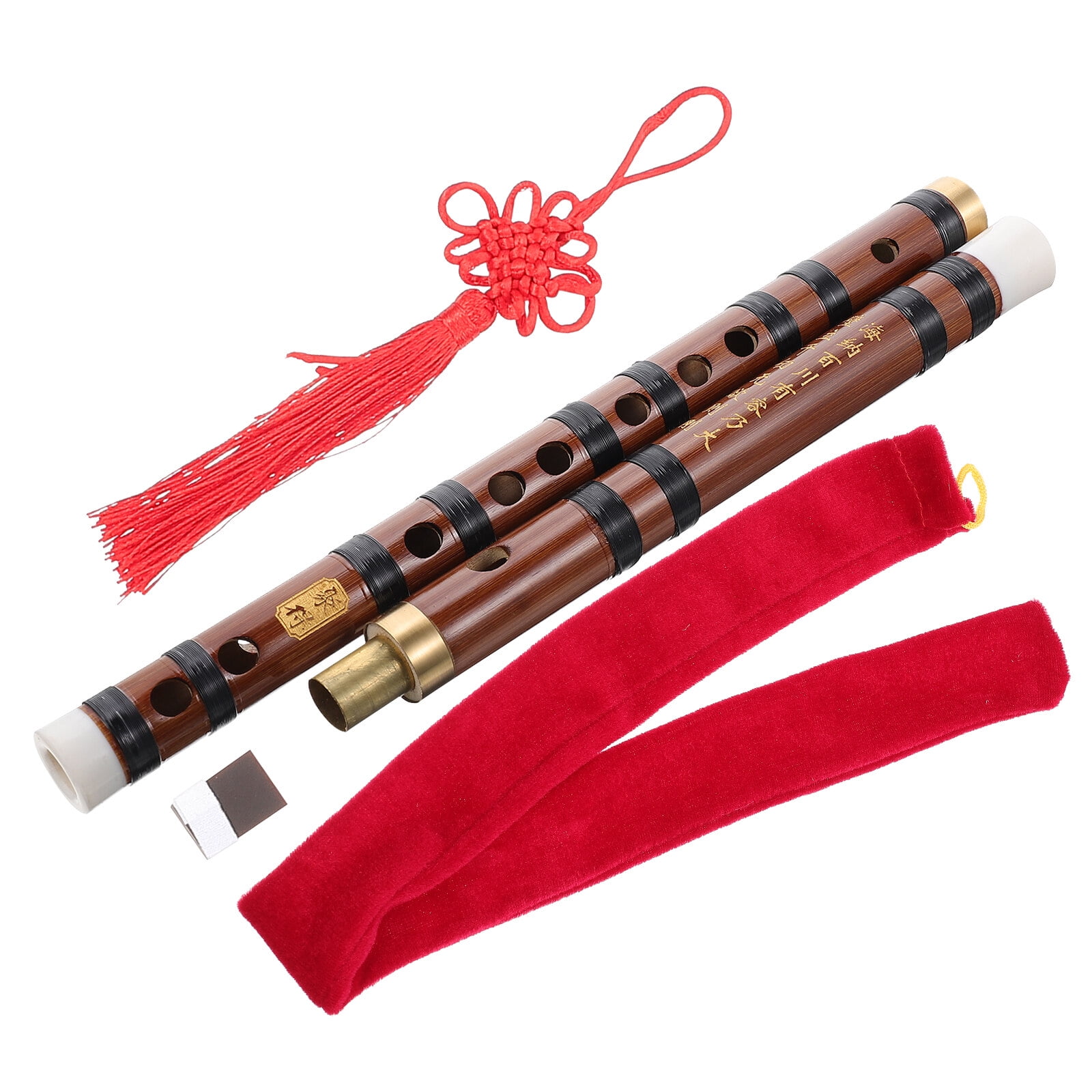 Raindrops Chinese Portable Bamboo Flute for Beginners and Students ...