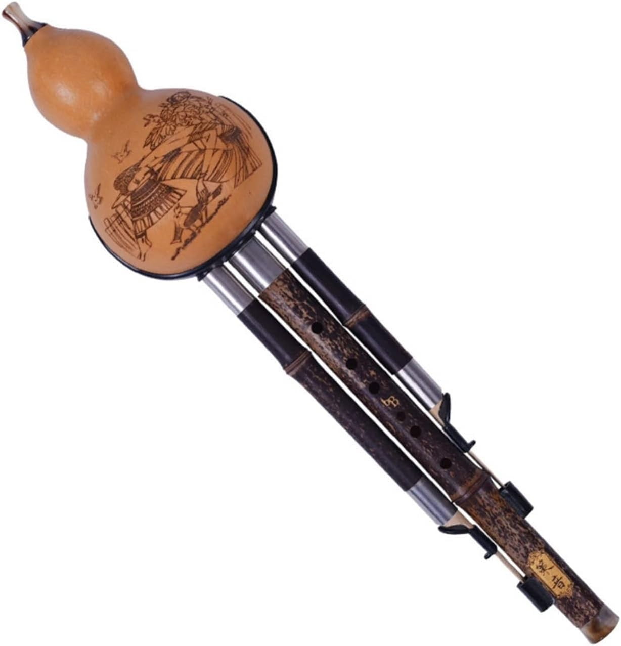 Bamboo Flute Hulusi 3 Tone Gourd Flauta Crashproof Calabash Hulusi Folk ...