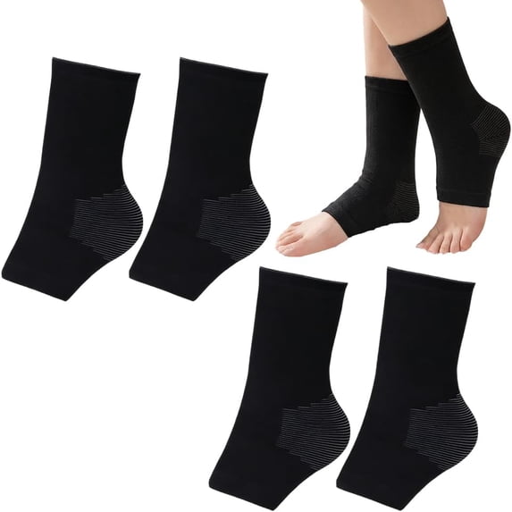 Bamboo Foot Sleeves Socks, 2026 New Comfort Foot Sleeves Socks for Arch ...