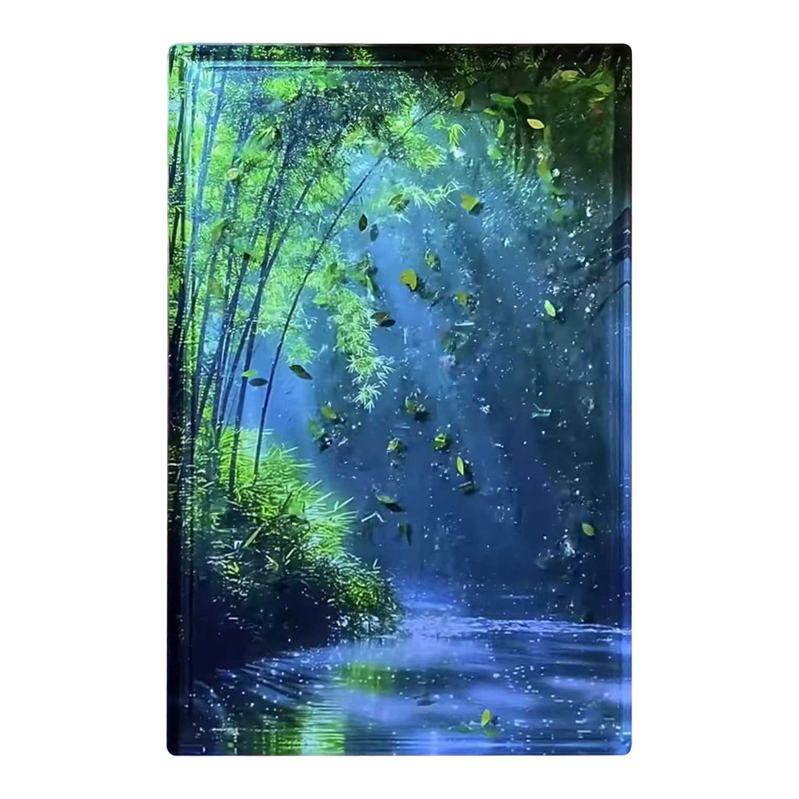 Bamboo Forest Night Light Christmas Flowing Greenery Scene Table Decor ...