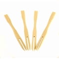 Bamboo Fork Pick - 100 pack - Walmart.com