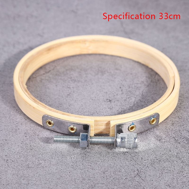 Bamboo Frame Embroidery Hoop Ring DIY Embroidery Painting Cross Stitch ...