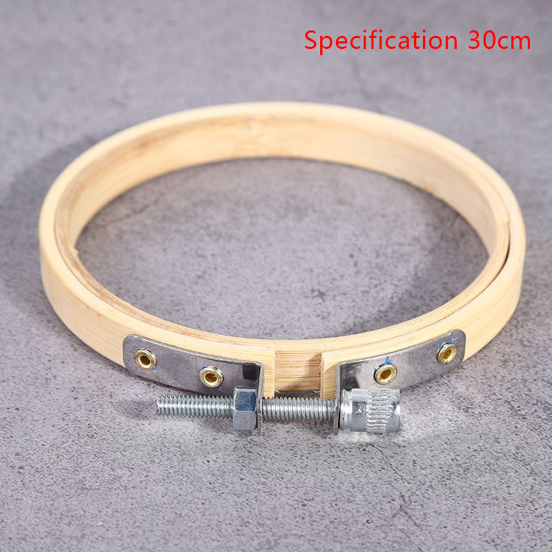 Bamboo Frame Embroidery Hoop Ring DIY Embroidery Painting Cross Stitch ...