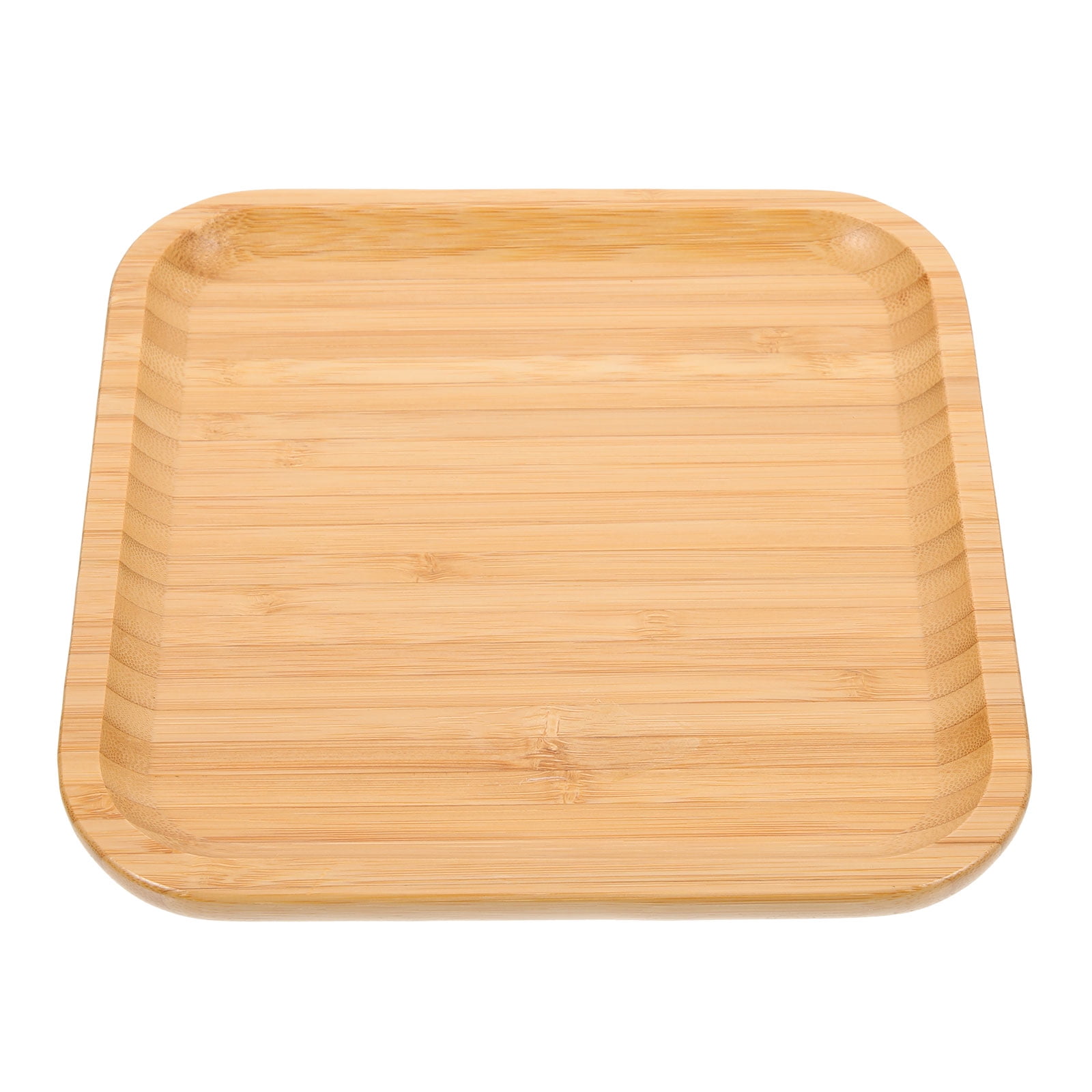 Bamboo Fruit Tray Bamboo Snacks Plate Desktop Snacks Container Food ...