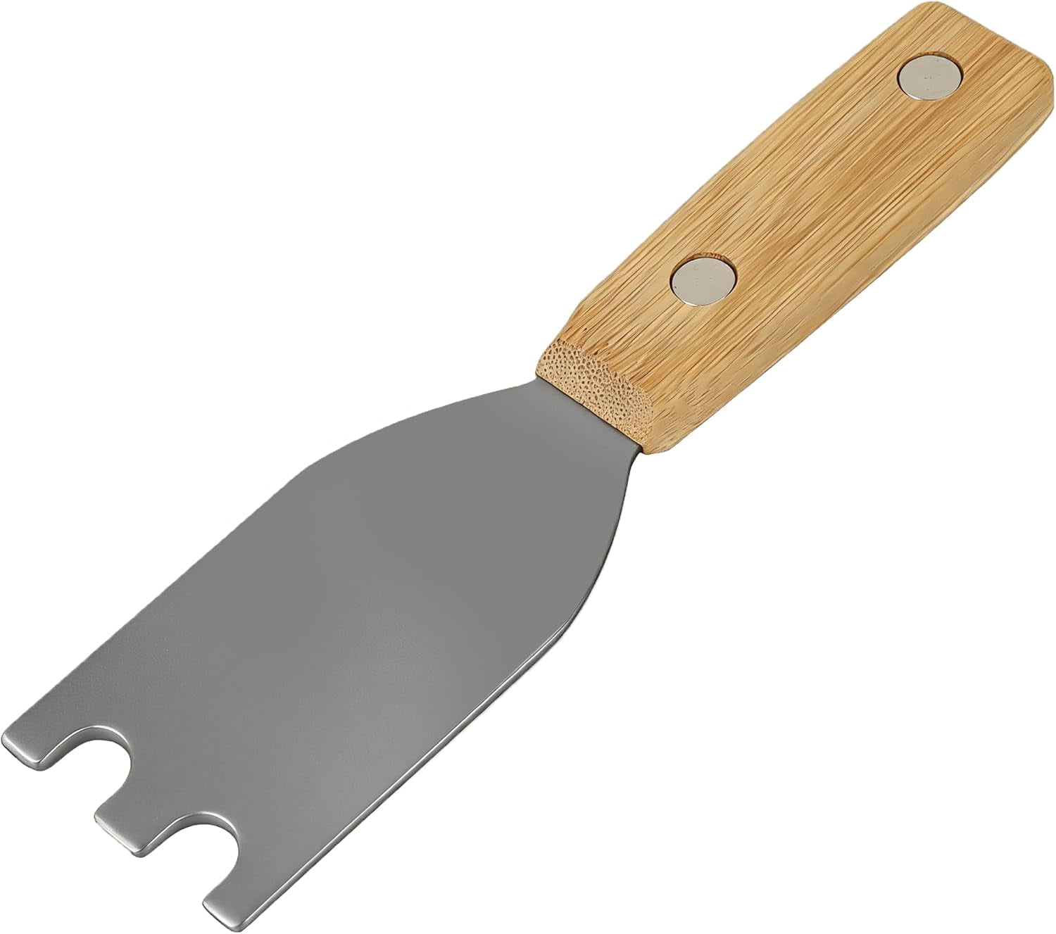 Bamboo Grill Scraper with Stainless Steel Head Compatible with George ...