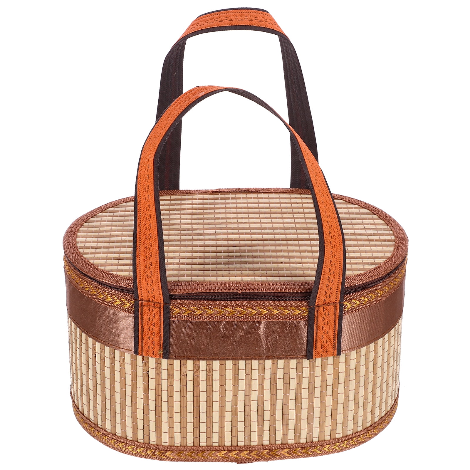Bamboo Hand Basket Hamper Gift Packing Basket Decoration for Home ...