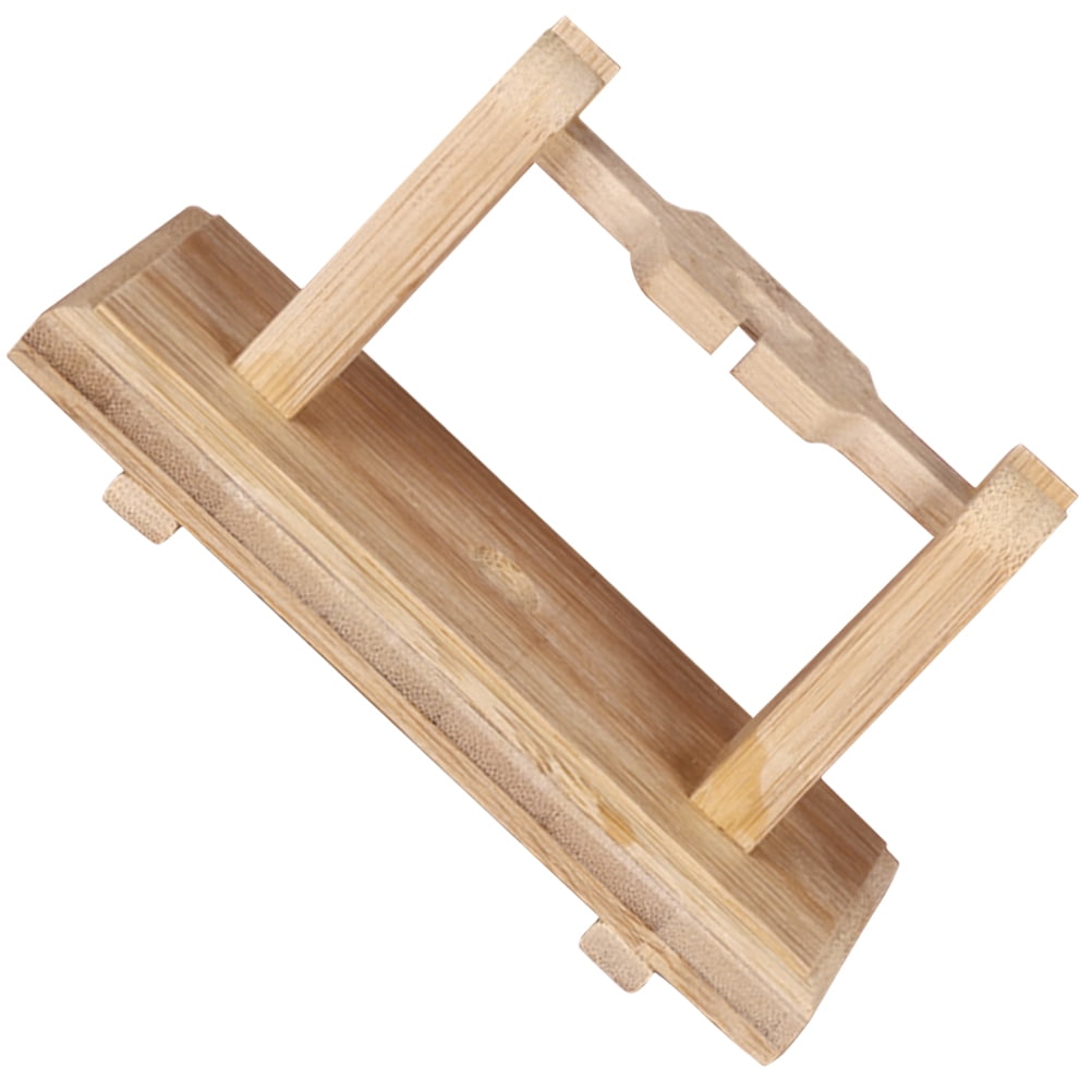 BRIGHTFUFU Chinese Fan Holder Wooden 1Set 5.11x3.07x2.28in - Walmart.com
