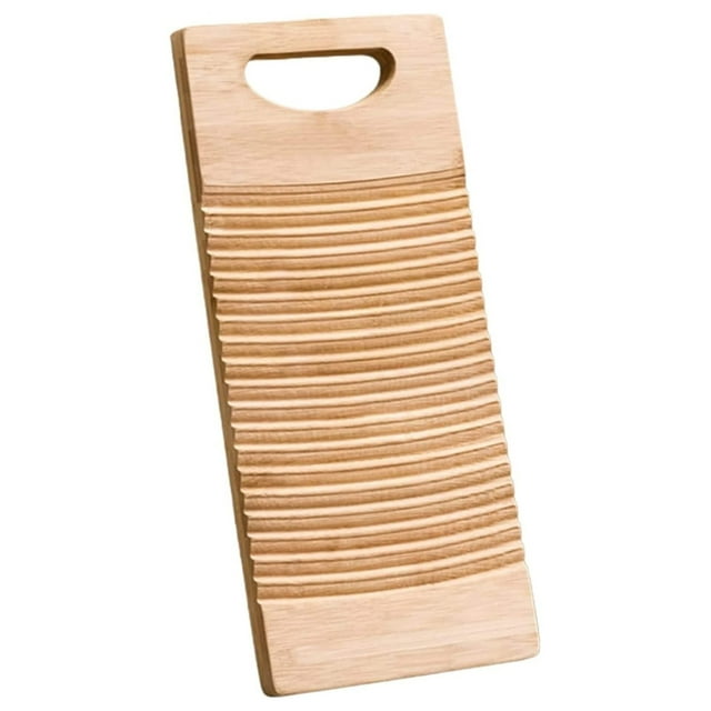Bamboo Hand Washboard for Laundry Washing Clothes, Wood Scrub Board ...