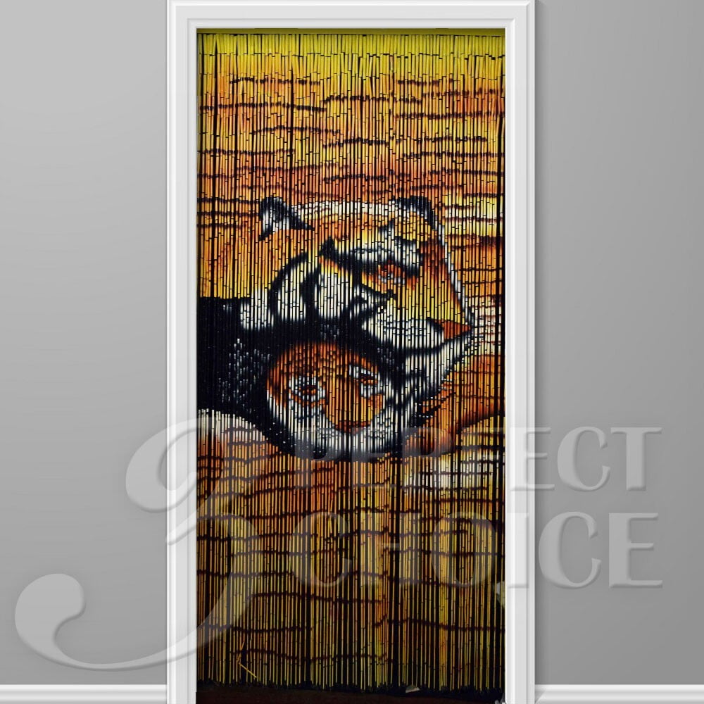 Bamboo Handmade Curtain Beads Window Door Shoji Room Divider Tiger ...