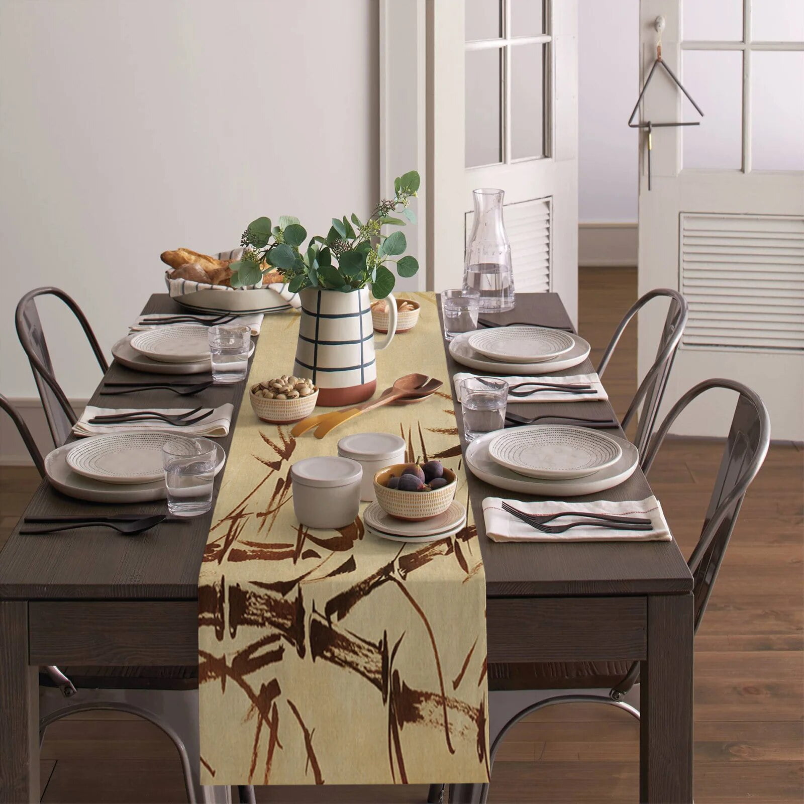 Bamboo Handmade Paper Retro Modern Table Runners Home Decor Tea Table ...