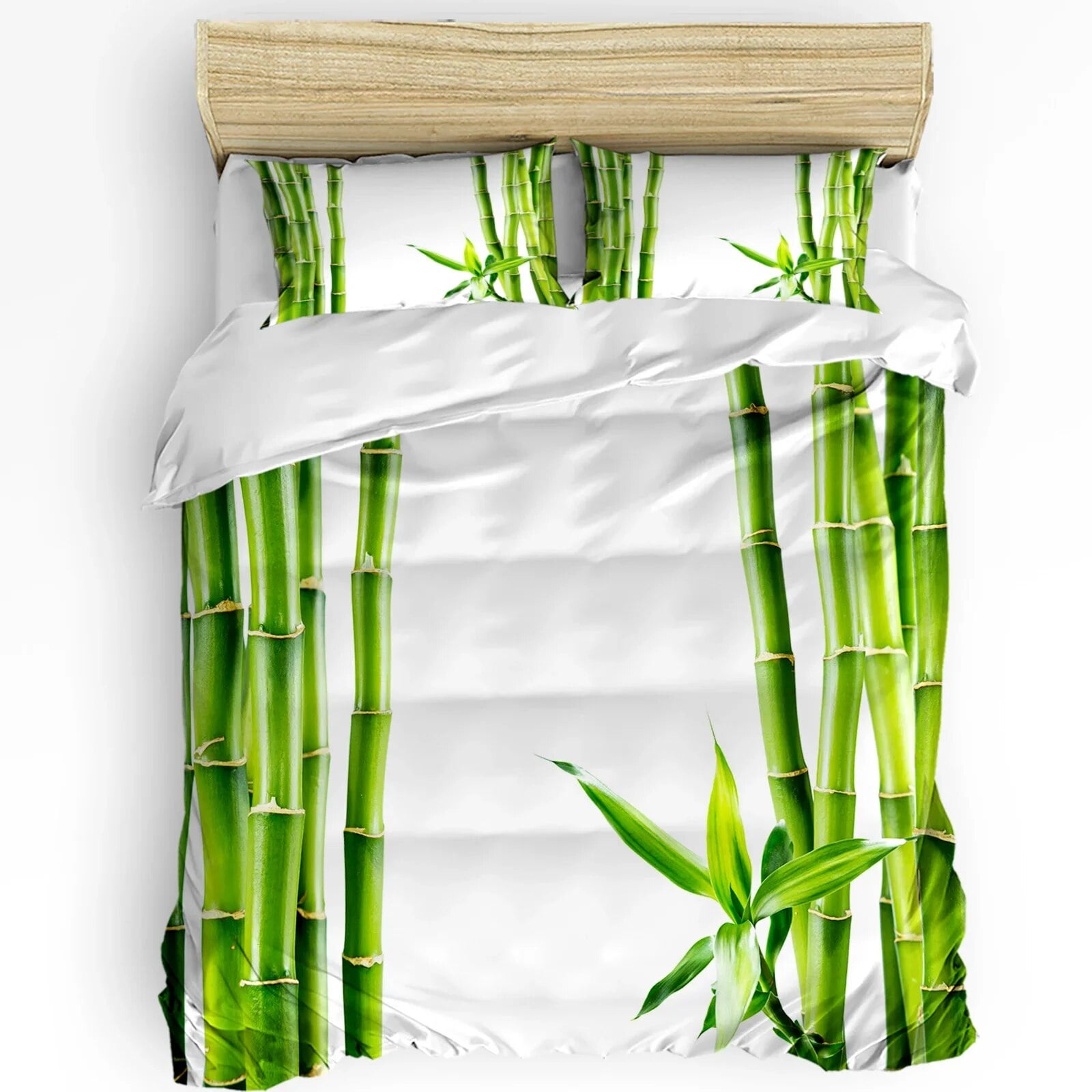 Bamboo House Decor Bedding Set Comforter Duvet Cover Pillow Shams ...