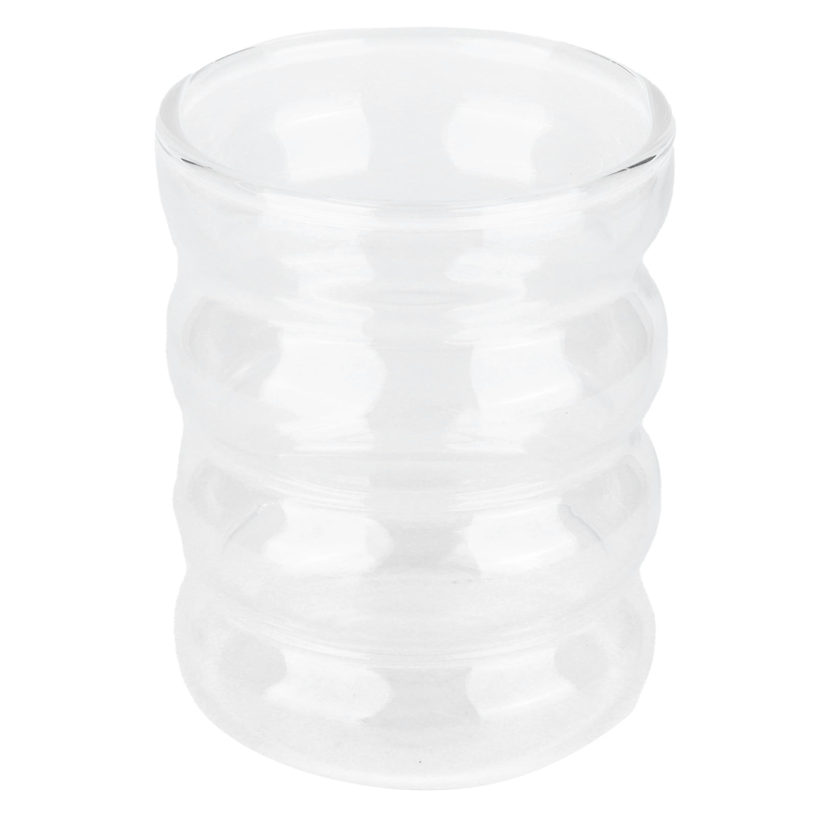 Bamboo-Inspired Heat-resistant Glass Cup, Elegant Design Glass Water ...