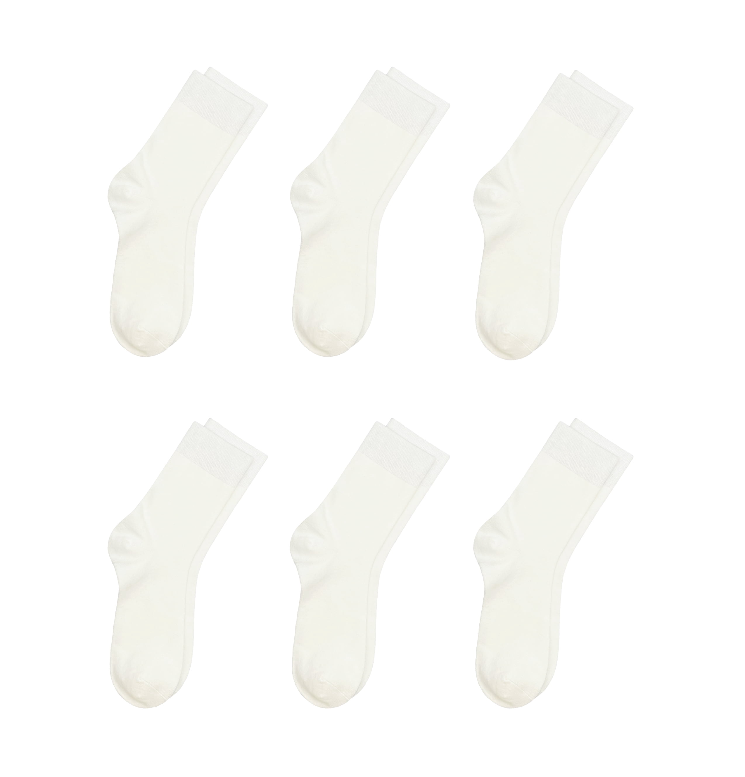 Bamboo Kids School Uniform Dress Socks Unisex Soft Crew Youth Socks 6 ...