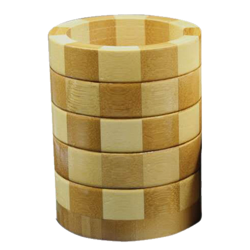 Bamboo Kitchen Utensil Holder - Round Shaped Organizer for Kitchen ...