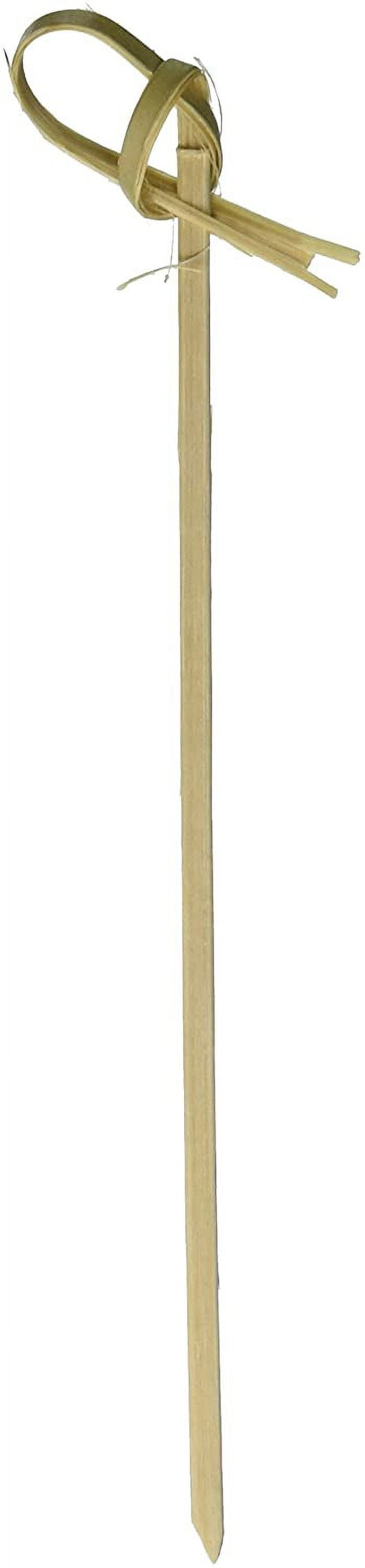 Bamboo Knot Cocktail & Hors' D'oeuvre Picks - Set of 100 size 4.5 Inch ...