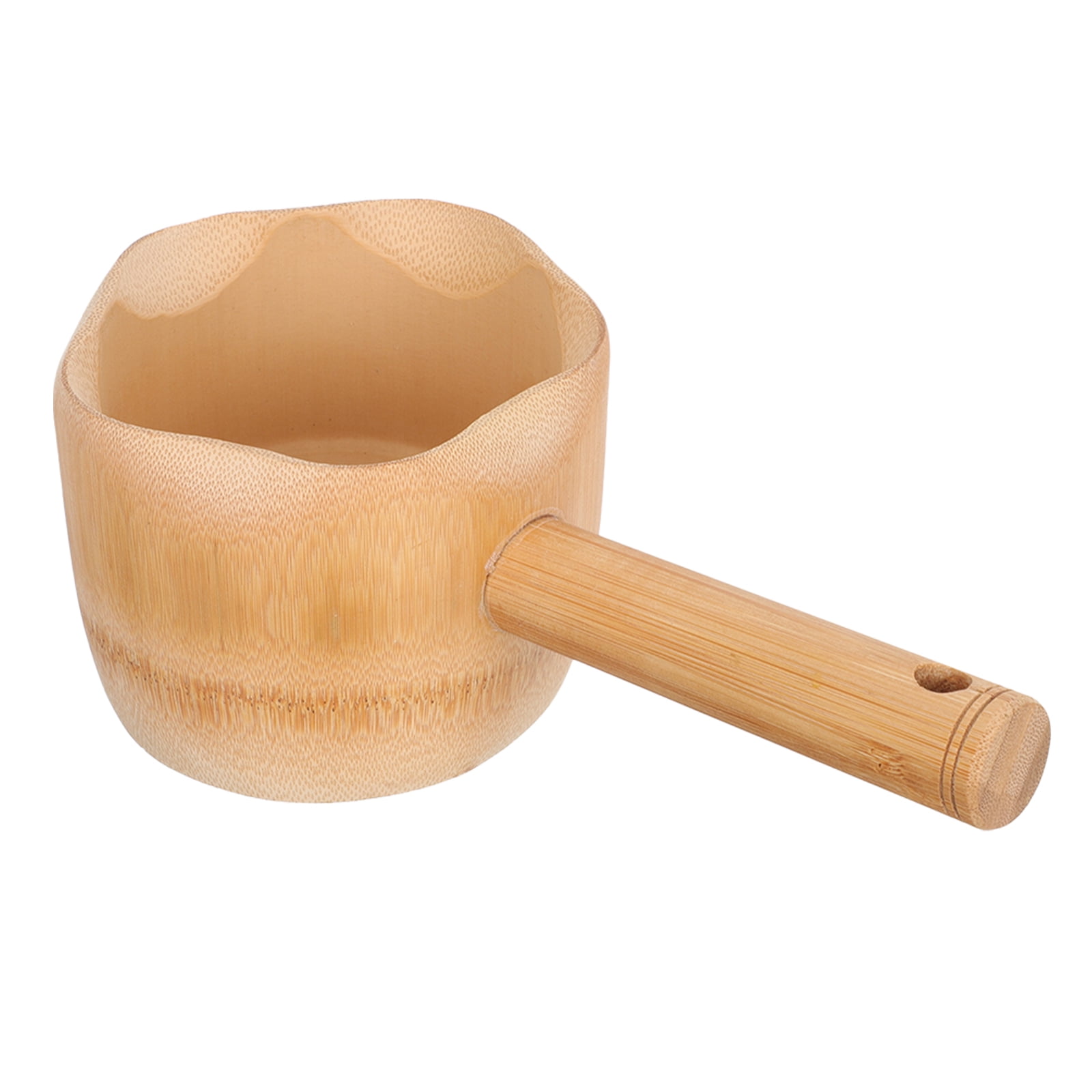 Bamboo Ladle Water Ladle Scoop Bath Ladle Bathroom Hair Washing Water ...