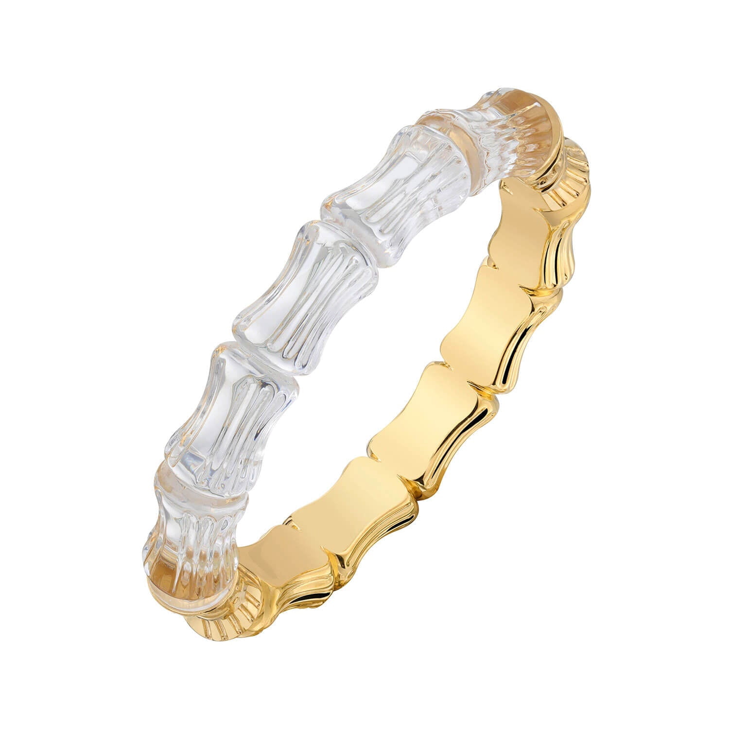 Bamboo Lucite Hinge Bangle - Walmart.com