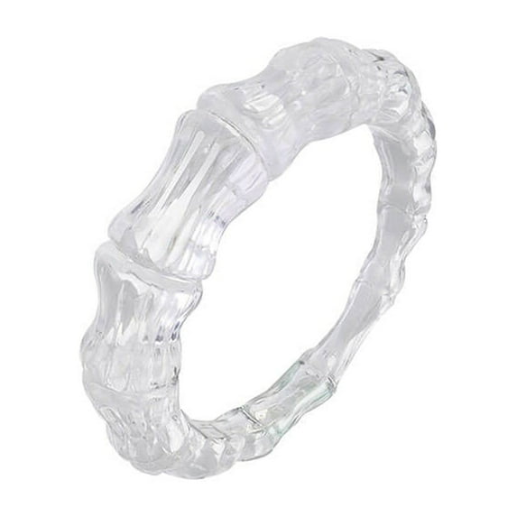 Bamboo Lucite Rings - Walmart.com