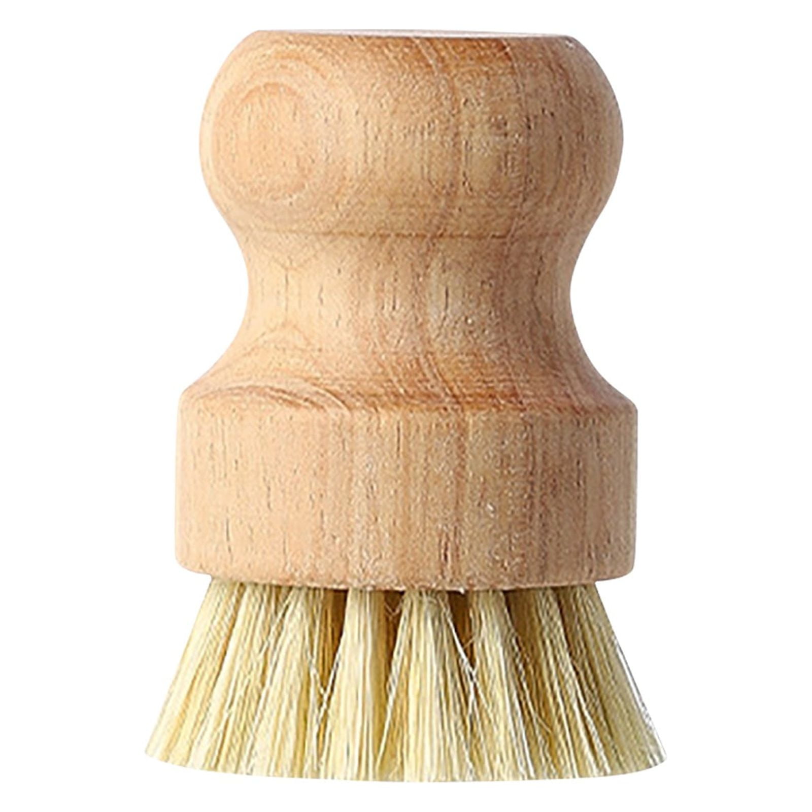 Bamboo Non-Scratch Dish Scrub Brushes Palm Scrubber Palm Pot Brush ...