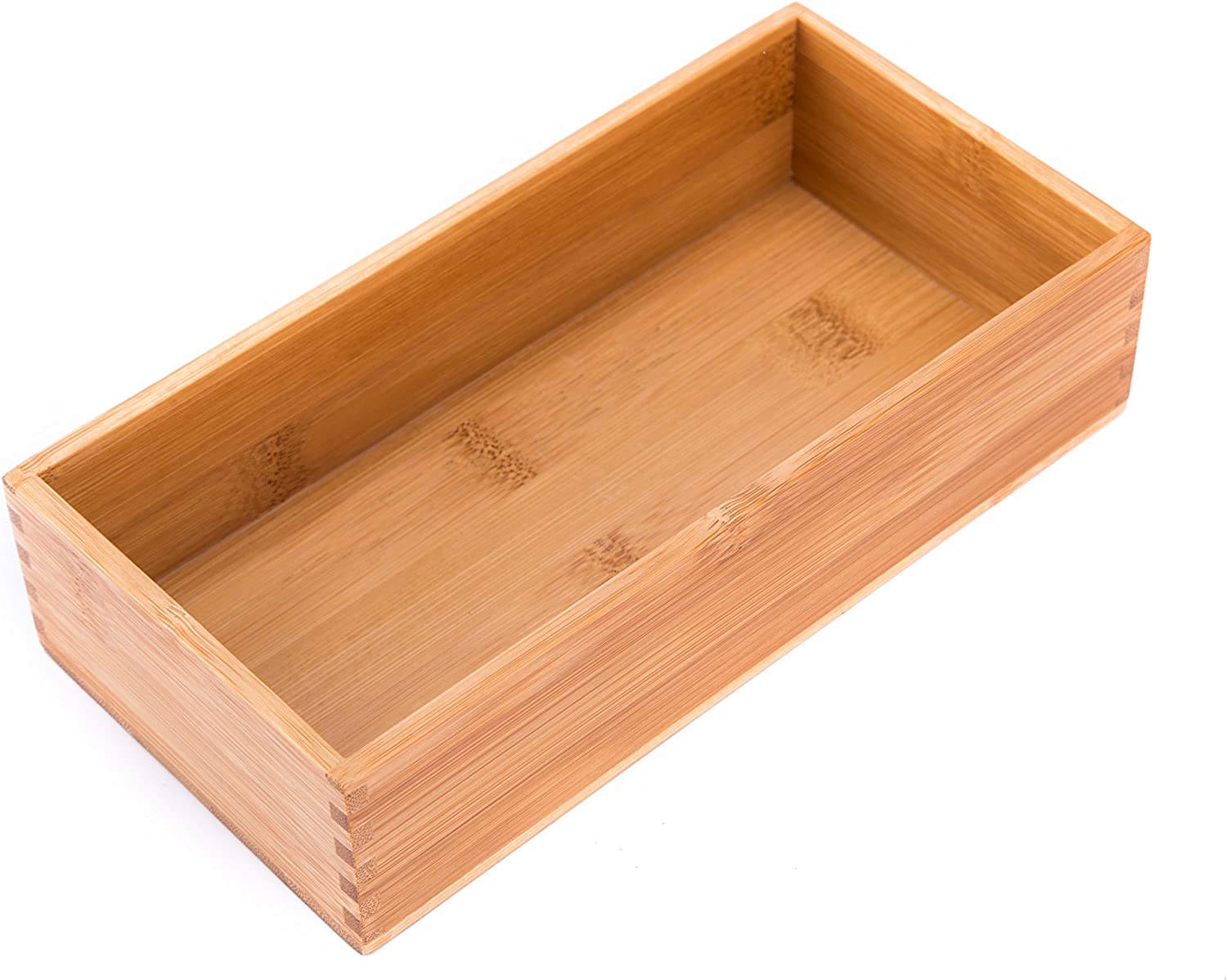 Bamboo Office Supplies Organizer Box Stationery Accessory Organizer ...