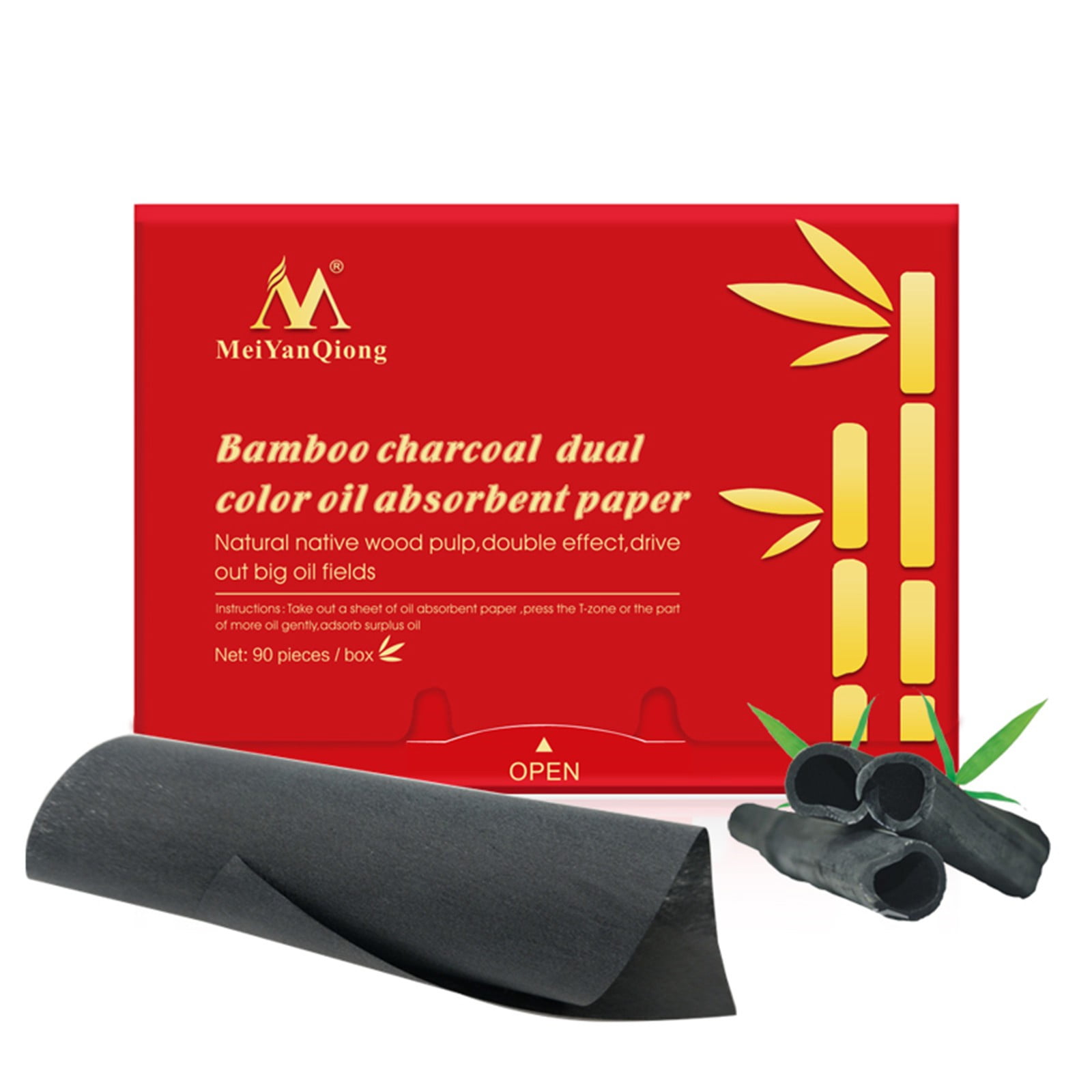 Bamboo Oil Absorbent Paper, Black Head Remover, Acne Treatment, Oil ...