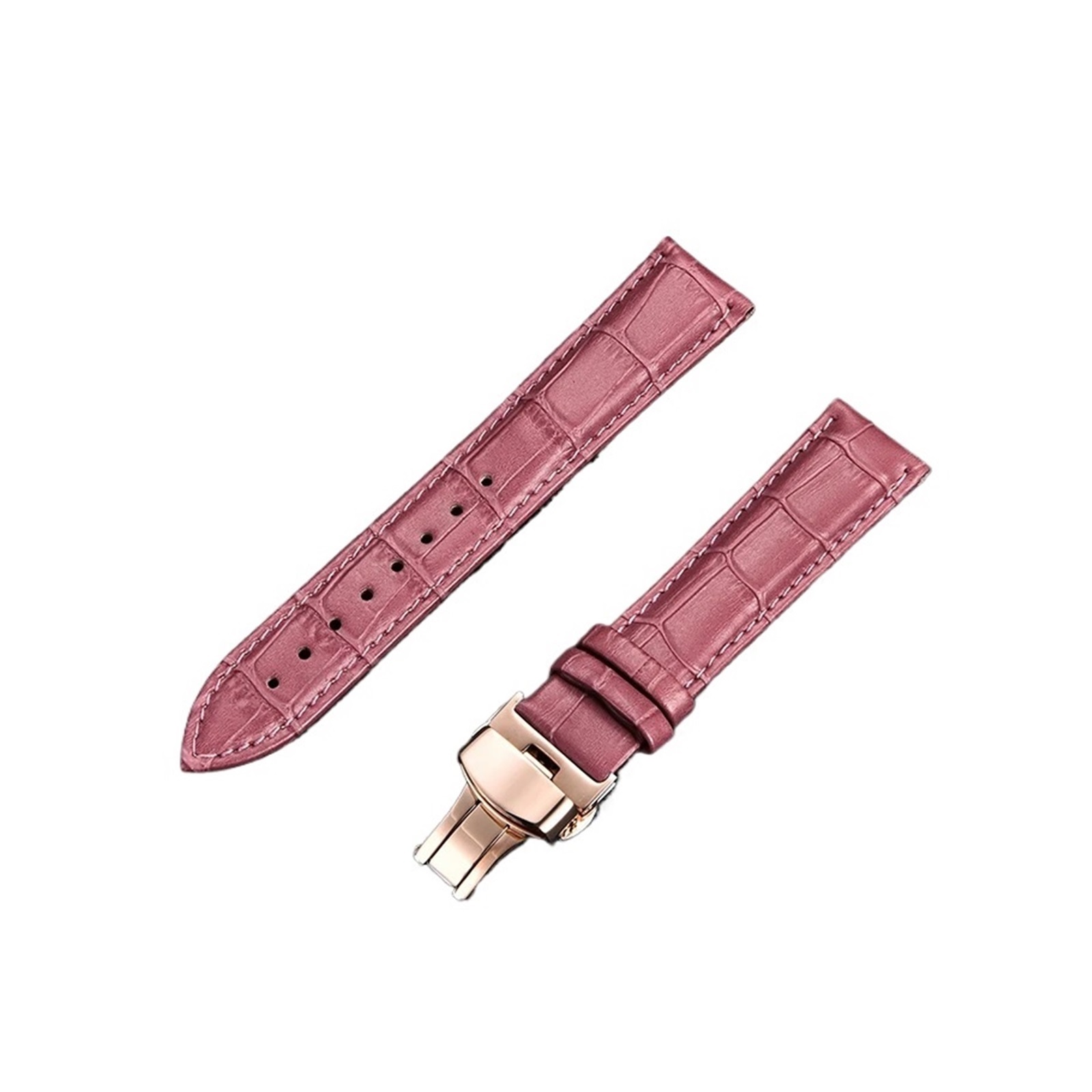 Bamboo Pattern Strap 18mm 20mm 22mm 24mm Butterfly Buckle Blue Red ...