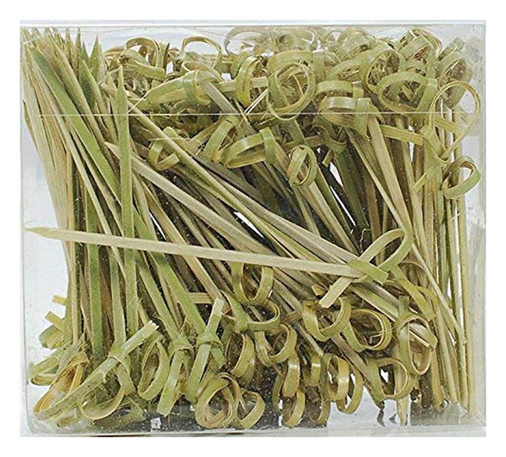 Bamboo Pick 4 300ct Bamboo Knot Picks, Cocktail and Hors' D'Oeuvre, 4 ...
