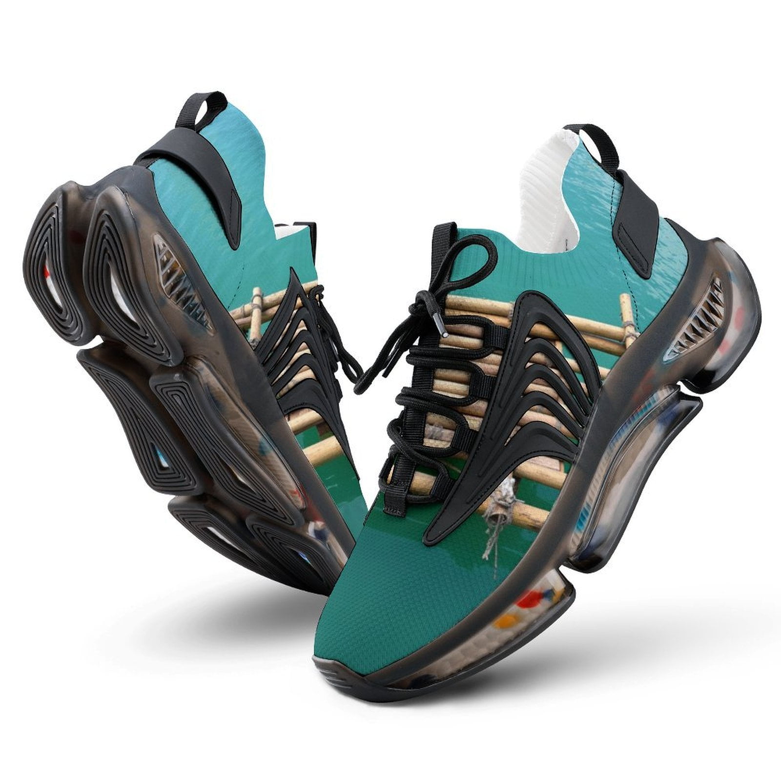 Bamboo Raft Floating on Water Walking Shoes for Men Woman Lightweight ...