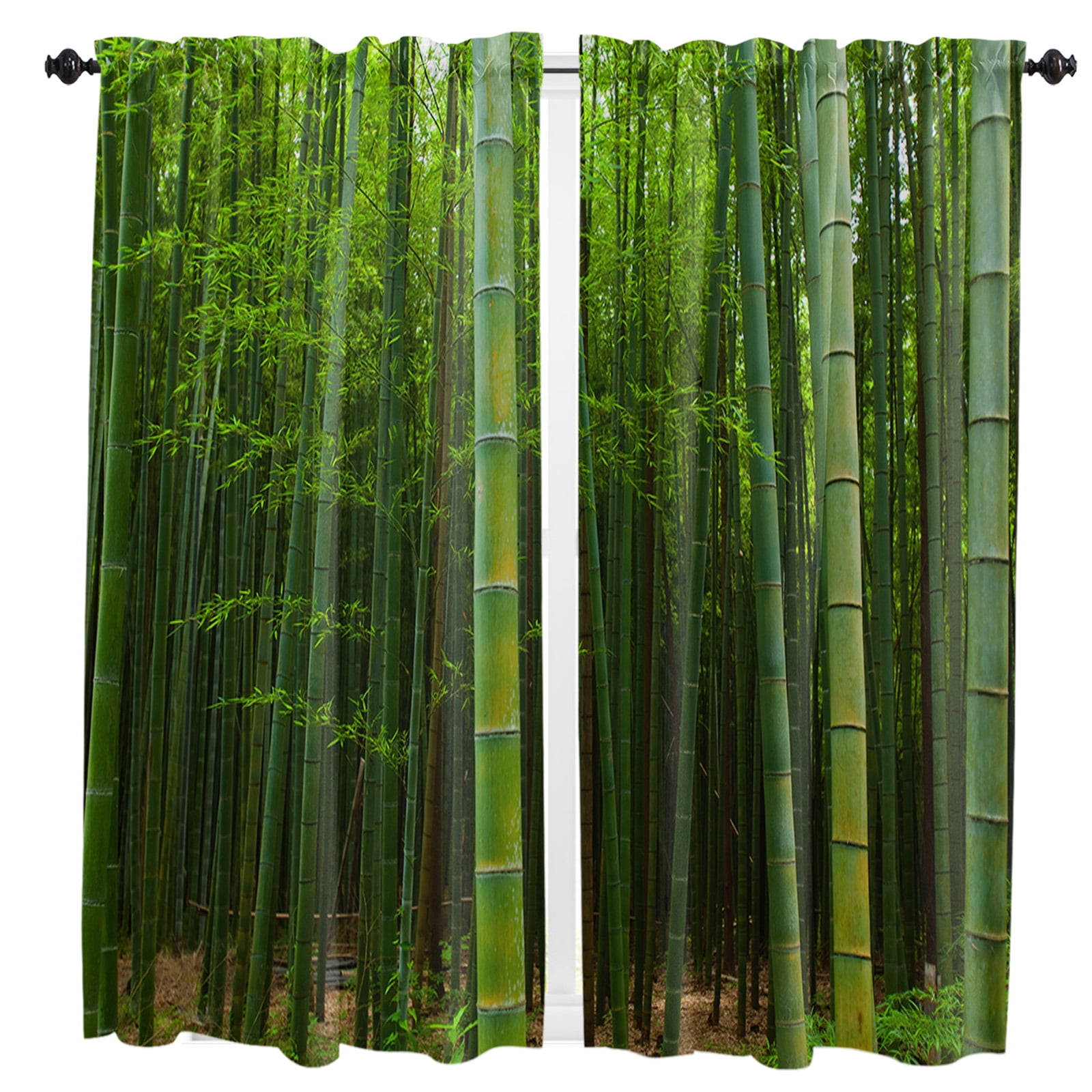 Bamboo Retro Shabby Plant Curtains in the Kids Bedroom Living Room Hall ...